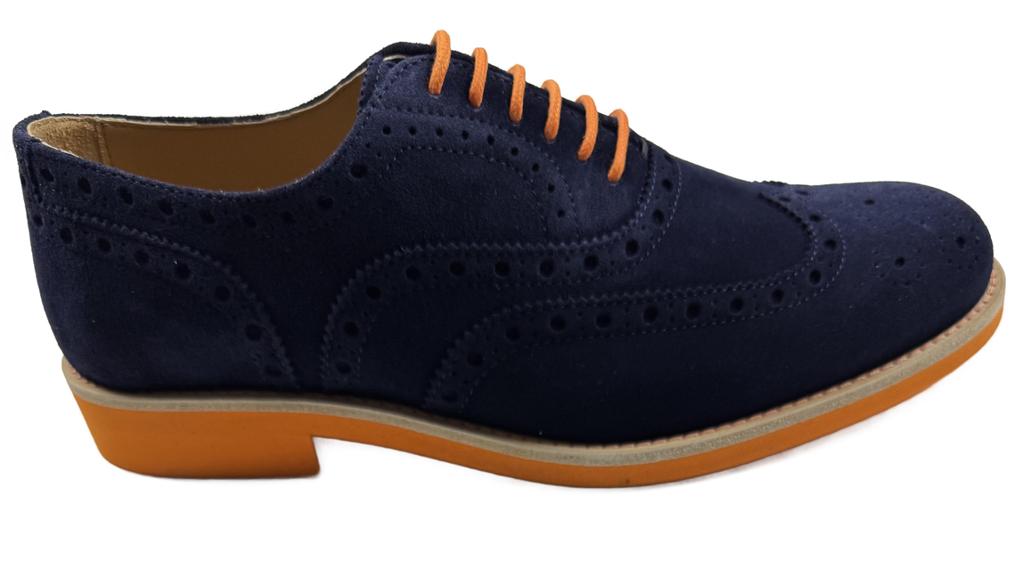 Mens Black & Green Suede Wingtip Dress Shoes | Soxy Socks – Soxy.com