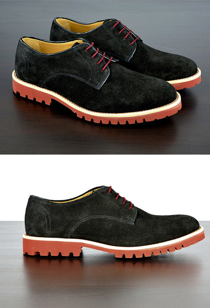 Mens Blue & Yellow Derby Dress Shoes | Soxy Socks – Soxy.com